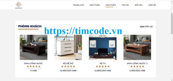 Code template website bán hàng nội thất html-css-javascript-Responsive